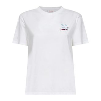 MC2 Saint Barth Femme, Tops, Blanc, Taille: 38 FR Emilie T-Shirt