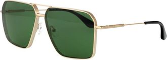 Alexander McQueen Am0500S Sonnenbrille - - Accessories - unisex - Gelb - 60 MM