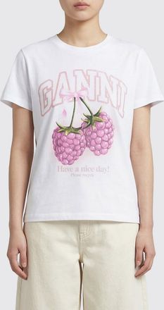 Ganni T-Shirt GANNI Femme couleur Blanc