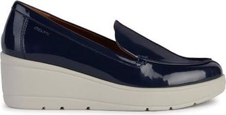Geox Womens D Ilde B Loafer, Bleu Marine, 35 EU