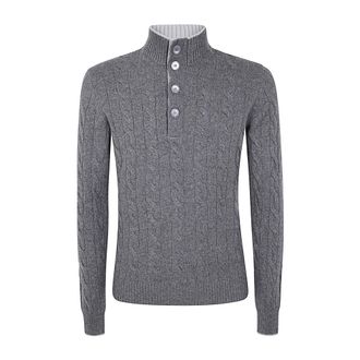 Barba Homme, Pulls, Gris, Taille: M Polo en maille