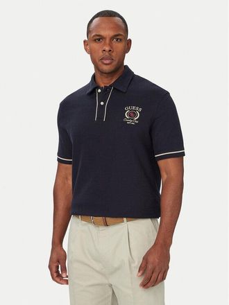 Guess Poloshirt M6YP17 K4398 Dunkelblau Regular Fit