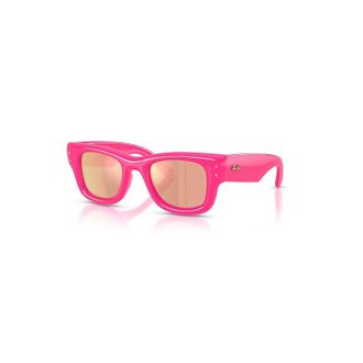 Ray-Ban Wayfarer Puffer Special Collection Sonnenbrillen Rosa Fassung Braun Glas 47-23