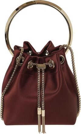 Jimmy Choo London Femme, Sacs, Brun, Taille: ONE Size Bon Bon Bucket Bag