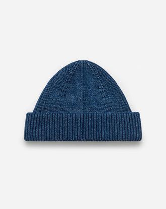 Arket Beanie In Indigo -Blau