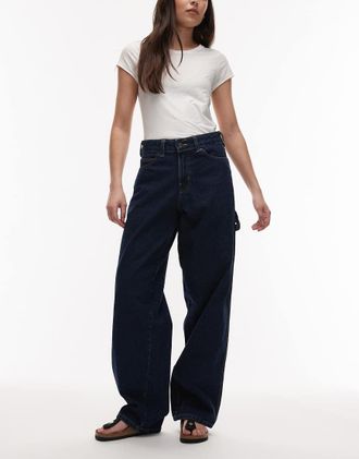 Dickies 997 - Gerade geschnittene Carpenter-Jeans in dunklem Indigoblau