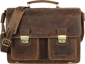 Greenburry Vintage Aktentasche Leder 40 cm