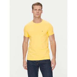 Tommy Hilfiger T-Shirt MW0MW10800 Gelb Slim Fit
