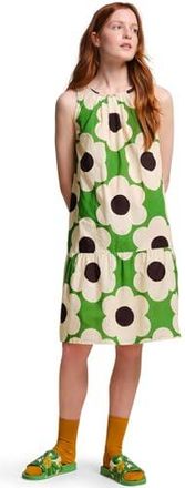 Regatta Orla Kiely Robe de plage dété pour femme Motif audacieux au-dessus du genou, Marguerite verte Sixties, 40