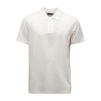 Armani Homme, Tops, Blanc, Taille: L I3401 Zip Polo