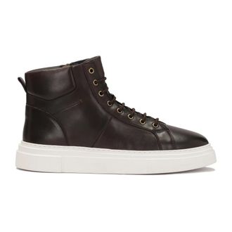 Kazar Braune Schn&uuml;rschuhe mit kontrastierender Sohle - - Shoes - Herren - Braun - 46 EU