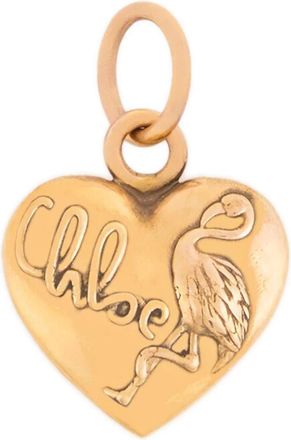 Chlo&eacute; Femme, Accessoires, Jaune, Taille: ONE Size Heart Flamingo Charm