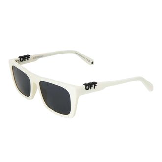 Off-white Off White - Off Quadratisch-Sonnenbrille f&uuml;r Damen, Mit UV-Schutz (Wei&szlig;/Dunkelgrau)