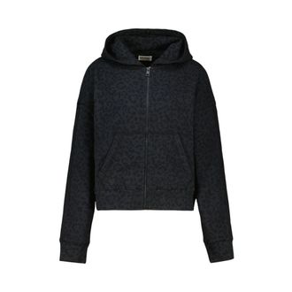Zadig&Voltaire Swee Zip Mo Animalier Hoodie - - Sweatshirts & Hoodies - Damen - Schwarzk - S