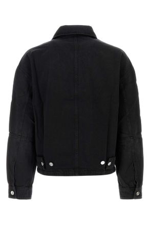Amiri Vintageblack Cotton Giubbini Jacket