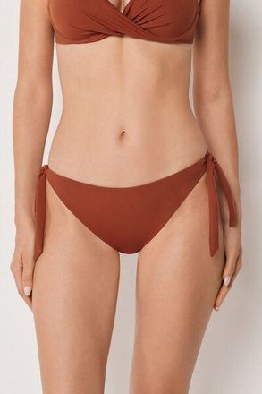 Calzedonia Bikinihose Mit Schleifen Premium Fit Braun