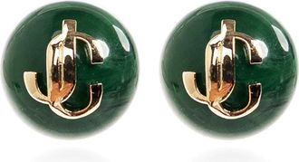 Jimmy Choo London Femme, Accessoires, Vert, Taille: ONE Size Beads Earrings