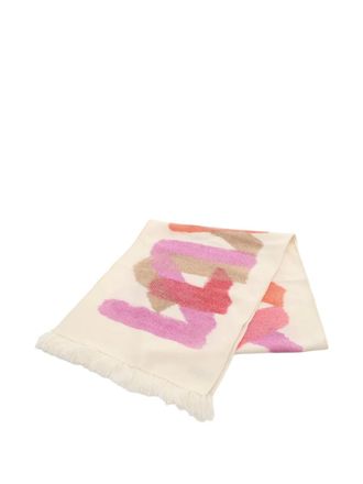 Hermès écharpe Ikat (années 2010) - Blanc