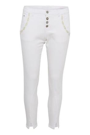 Cream Femme Crholly - Baiily Fit 7/8 Jeans, Snow White, 33W Taille normale EU