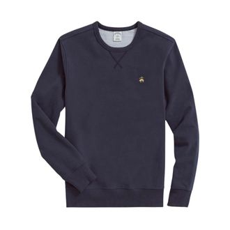 Brooks Brothers Stretch Sueded Cotton Jersey Sweatshirt - - Sweatshirts & Hoodies - Herren - Blau - 2XL