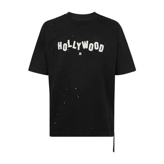 Amiri Schwarzes Shotgun Hollywood Tee - - Tops - Herren - Schwarzk - M