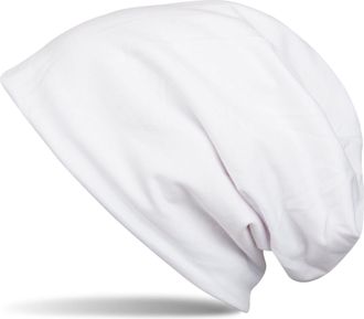 styleBREAKER Unisex Beanie M&uuml;tze Einfarbige mit Thermo-Fleece Futter, warme Winter M&uuml;tze gef&uuml;ttert 04024008, Farbe:Wei&szlig;