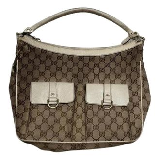 Gucci Sac bandouli&egrave;re en cuir Pre-owned - Femme - Pre-owned - Beige - Taille: ONE Size
