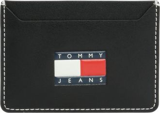 Tommy Hilfiger Tommy Jeans Herren Kartenetui Heritage Klein, Schwarz (Black), Einheitsgröße
