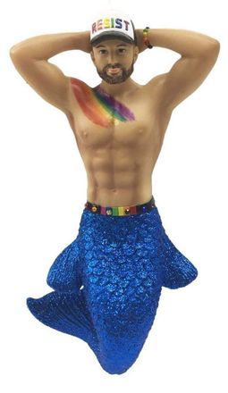 December Diamonds Resist Merman Christmas Tree Ornament 5555092 New