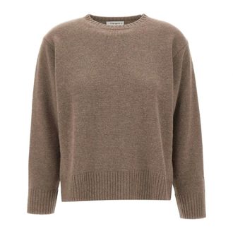 KANGRA Pull &agrave; col rond - Femme - Pulls - Brun - Taille: 38 FR