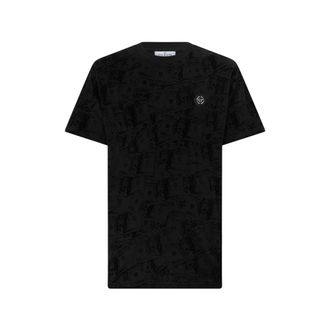 Philipp Plein Dollar-print Logo-plaque T-shirt