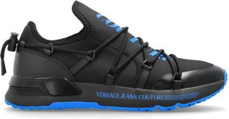 Versace Jeans Couture Homme, Chaussures, Noir, Taille: 43 EU Chaussures de sport avec logo imprim&eacute;