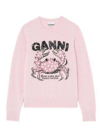 Ganni Sweatshirt - Rosa