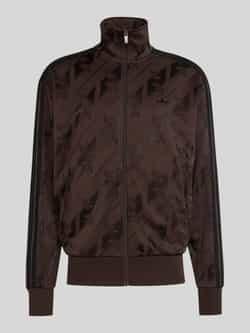 adidas Originals Relaxed Fit Sweatjacke mit Allover-Logo-Print Modell FIREBIRD