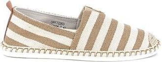 UOMO Design Espadrille Homme en Toile - Eliott (Beige Ray, Numeric_41)