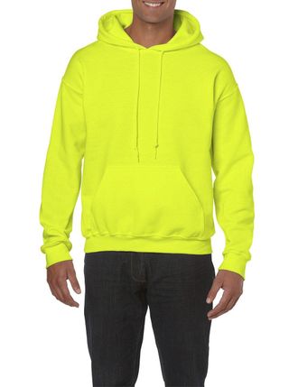 Gildan Herren Adult 50/50 Cotton/Poly. Hooded Sweat /18500 Kapuzenpullover, Gelb (Safety Green 188), XX-Large (Herstellergröße: XXL)