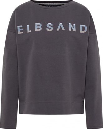 Elbsand Alvar Damen Sweatshirt, weiter Ausschnitt, lockere Schnittform mit leicht &uuml;berschnittenen Schultern