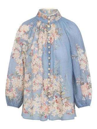 Zimmermann Blouse - Bleu