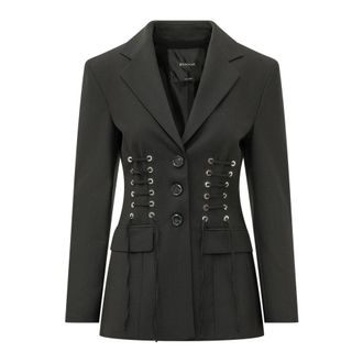 Pinko Pinko, Femme, Vestes, Noir, Taille: 42 FR Hummer Giacca