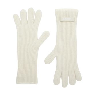 Jacquemus Les Gants Gros Grain - Femme - Accessoires - Blanc - Taille: ONE Size