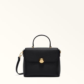 Furla Moonlight Henkeltasche S Nero Schwarz Night-kalbsleder Damen