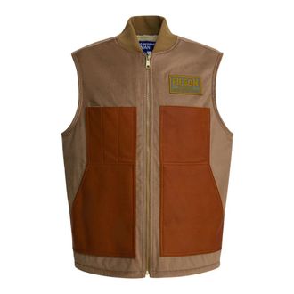 Junya Watanabe Wp-V002-W251 Weste - - Jackets - Herren - Braun - L