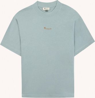 Faguo T-shirt bleu imprim&eacute; faguo - YELLOWSTONE