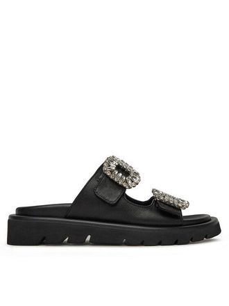 Eva Minge Pantoletten LILY-VII75-06-1 Schwarz