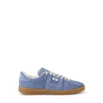 P448 Baskets Monza en cuir su&eacute;d&eacute;