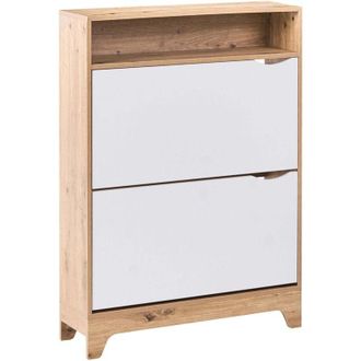 Beliani Schuhschrank GATTON Hellbraun