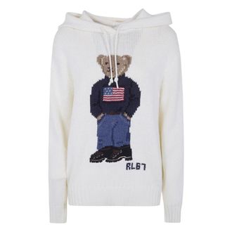 Polo Ralph Lauren Polo Bear Kapuzenpullover - - Sweatshirts & Hoodies - Damen - Wei&szlig; - XS