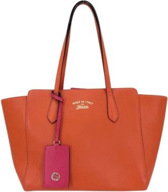 Gucci Pre-owned Vintage Tote Bag - - Pre-owned - Damen - Orange - ONE SIZE