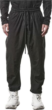 Thom Krom Homme, Pantalons, Noir, Taille: L Pantalone Cavallo Basso in Cotone