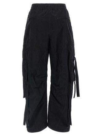 Dolce & Gabbana Womens Black Cotton Cargo Pants